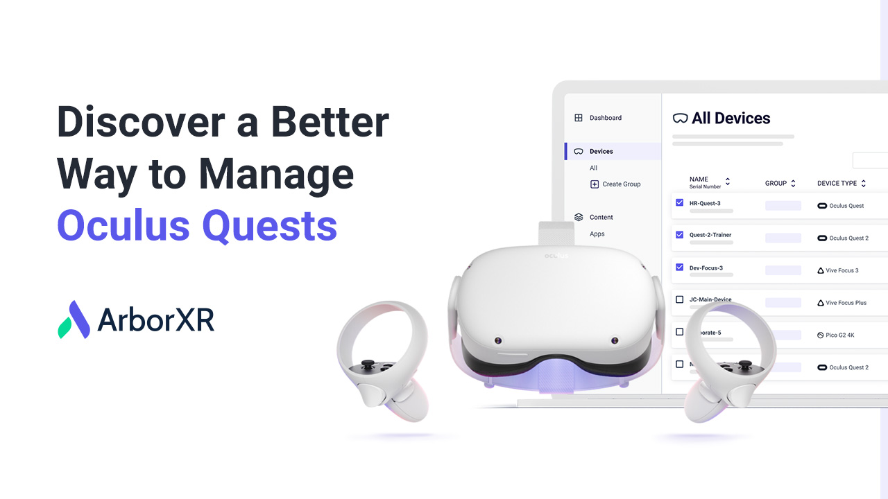 Oculus for Business Alternative for Quest & Quest 2 - ArborXR